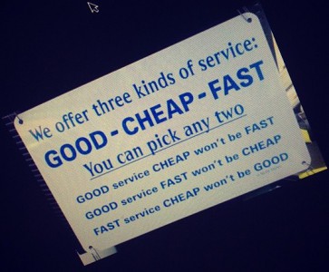 Des tweets et des plus n°21 – Good Cheap Fast, pick two | Aurélien ...